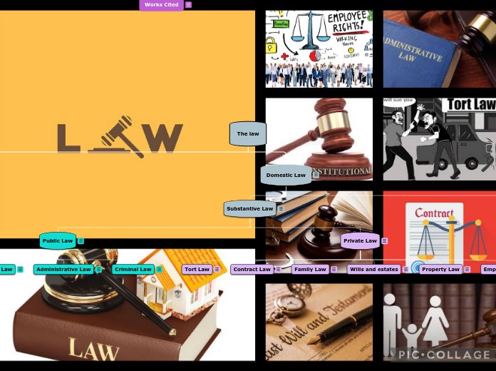 The law - Mind Map